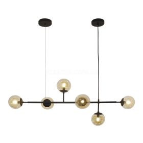 Люстра Azzardo AZ4698 Helios 6 BK || Купить в магазине Аззардо